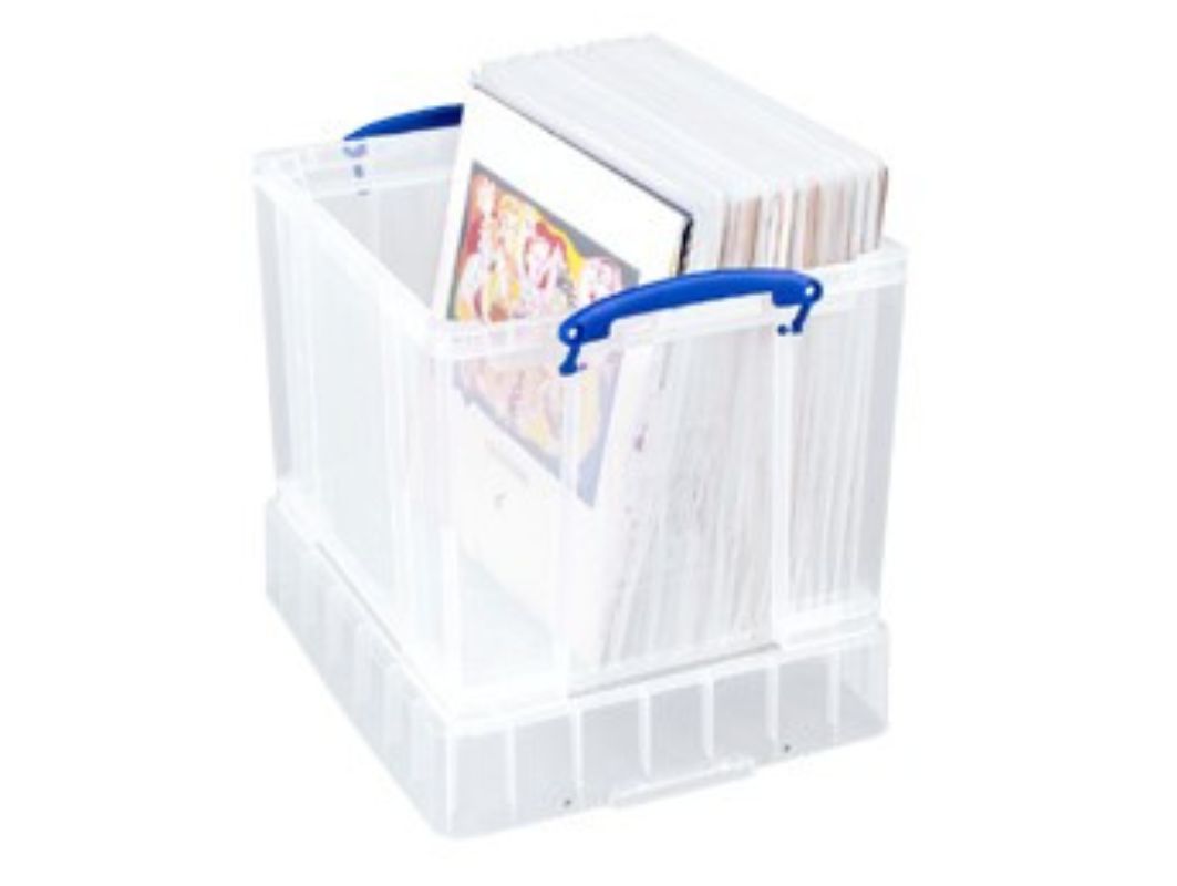 25.7 Litre XL Clear Really Useful Box - Vinyl, LP, Record Storage – Really Useful Boxes Australia