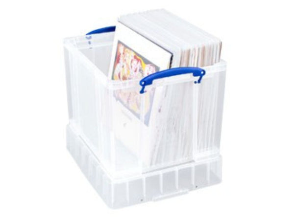 25.7 Litre XL Clear Really Useful Box - Vinyl, LP, Record Storage – Really Useful Boxes Australia