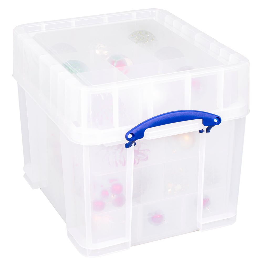 35 Litre XXL Clear Really Useful Box - Vinyl, LP, Record Storage – Really Useful Boxes Australia