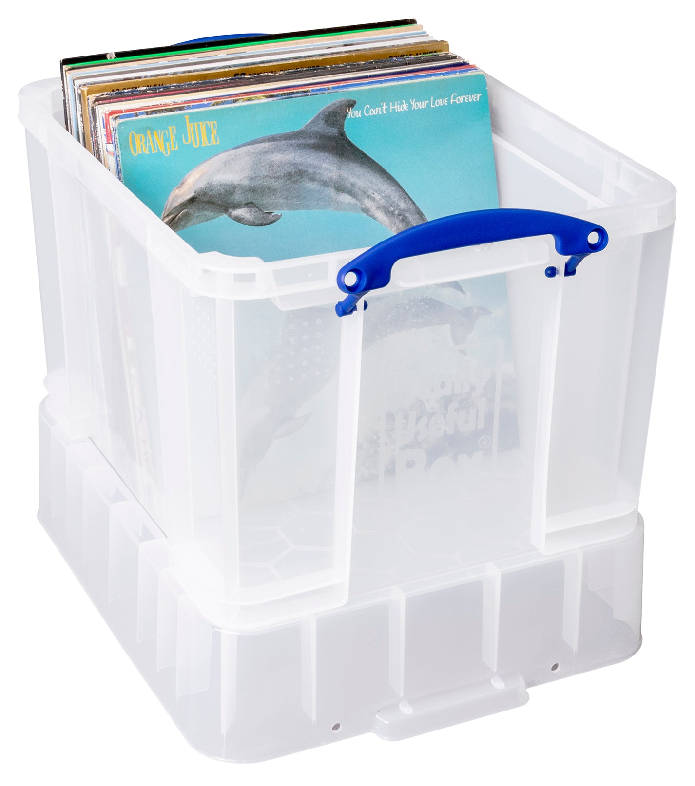 35 Litre XXL Clear Really Useful Box - Vinyl, LP, Record Storage – Really Useful Boxes Australia