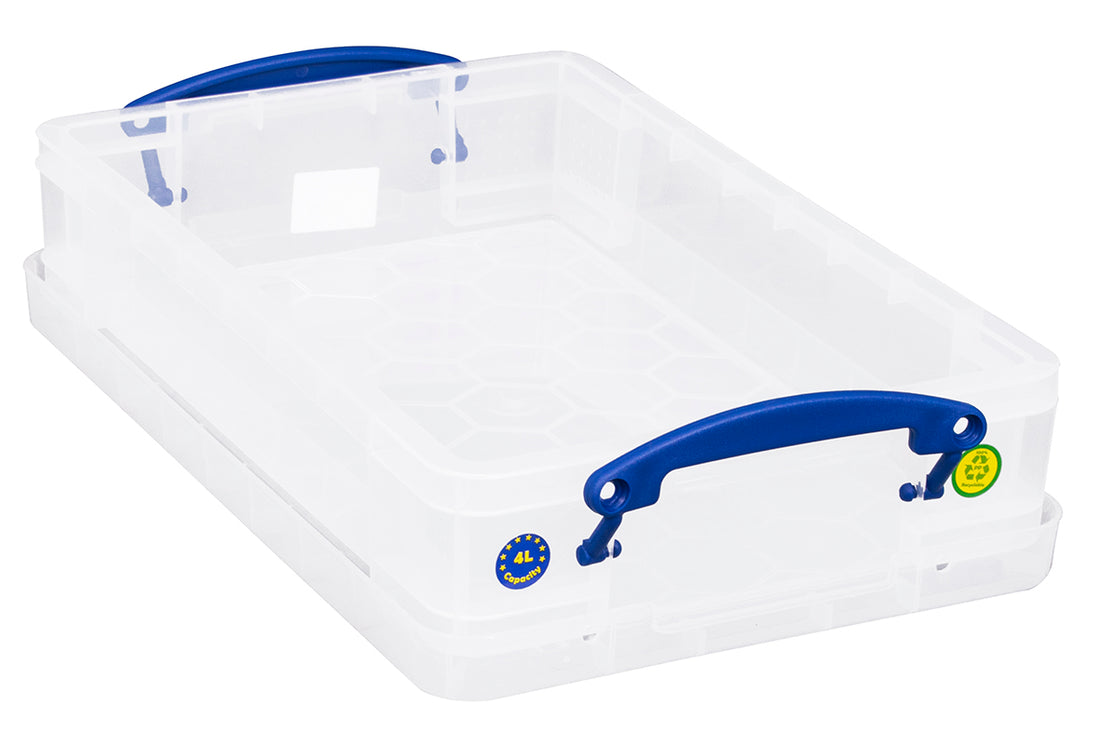 4 Litre Clear Really Useful Box – Really Useful Boxes Australia