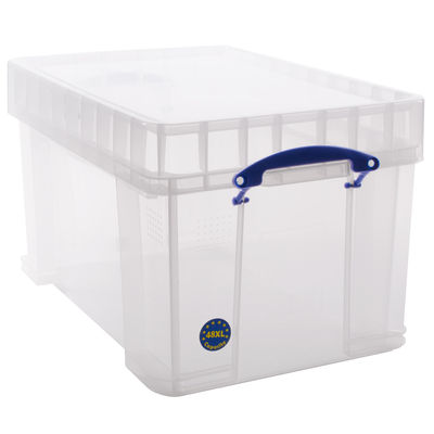48 Litre XL Clear Really Useful Box - Files, Vinyl, LP, Record Storage – Really Useful Boxes ...
