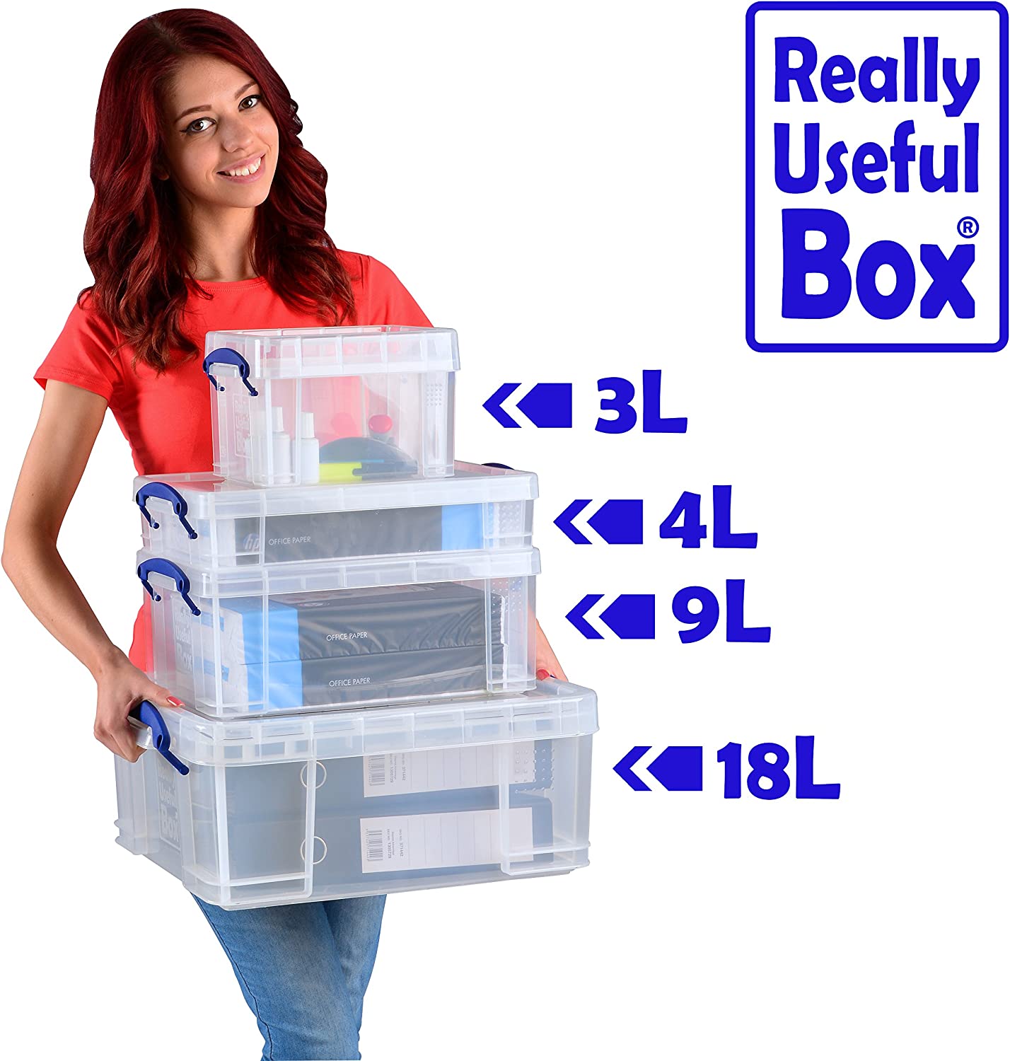 4 Litre Clear Really Useful Box – Really Useful Boxes Australia