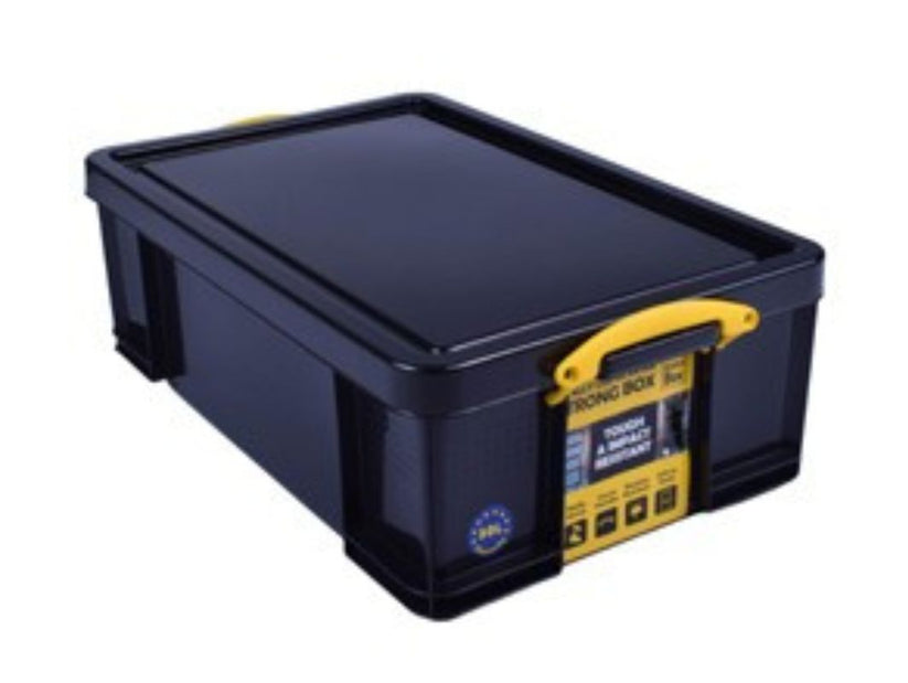 50 Litre Extra Strong Really Useful Box (Black) – Really Useful Boxes Australia
