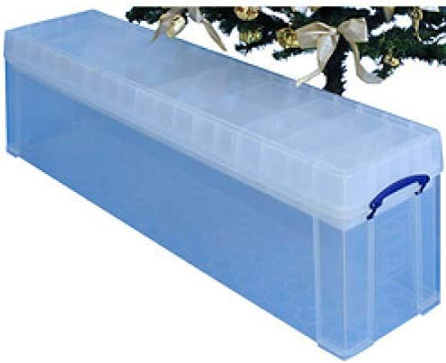 77 Litre Clear Really Useful Box - Christmas tree and decoration storage – Really Useful Boxes ...