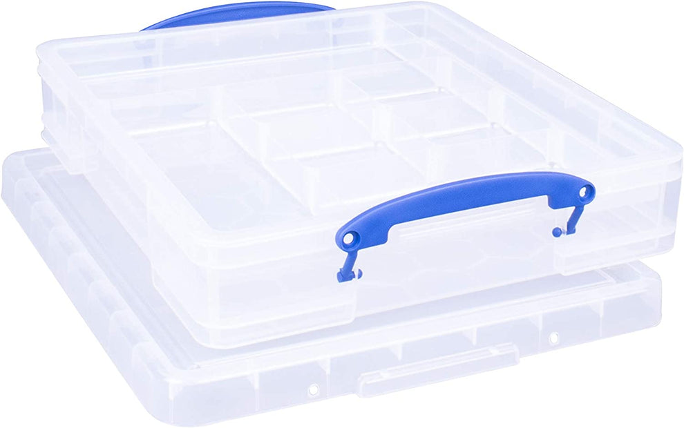 7 Litre Clear Really Useful Box with 7 Litre Tray – Really Useful Boxes Australia