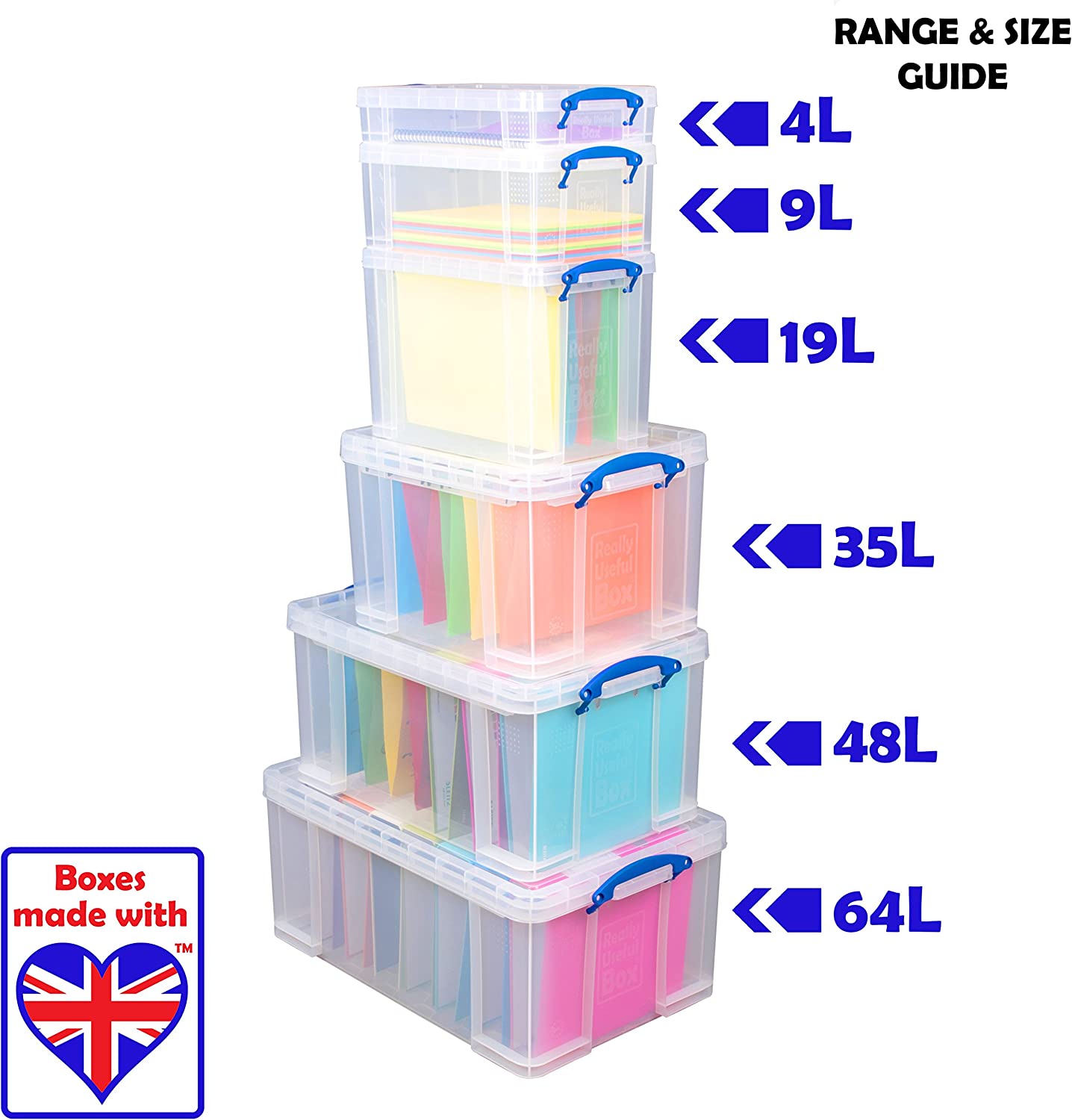 9 Litre Clear Really Useful Box – Really Useful Boxes Australia